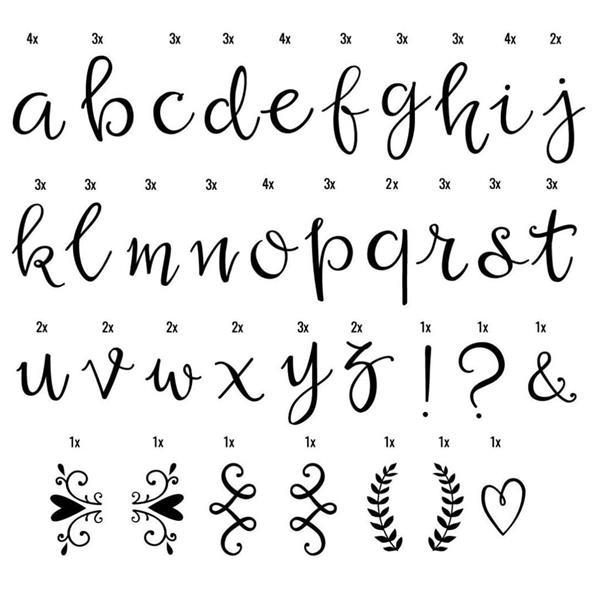 Letras Script para Quadro Luminoso | Misterius.pt