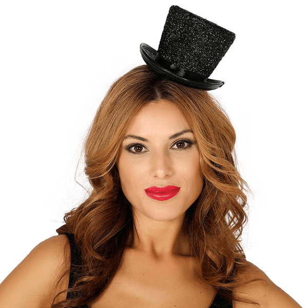 Mini Cartola Preta com Elástico | Misterius.pt